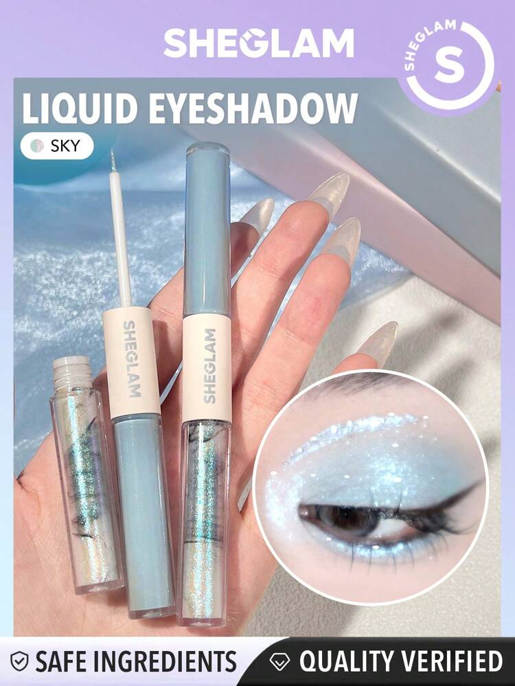 SHEGLAM Silk & Sparkle Double Ended Liquid Eyeshadow Expiry 8 - 2026 ...