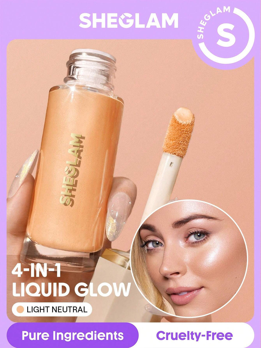 SHEGLAM Sunburst Glow Mixer - Fair Neutral, Fair Warm Peach, Light ...