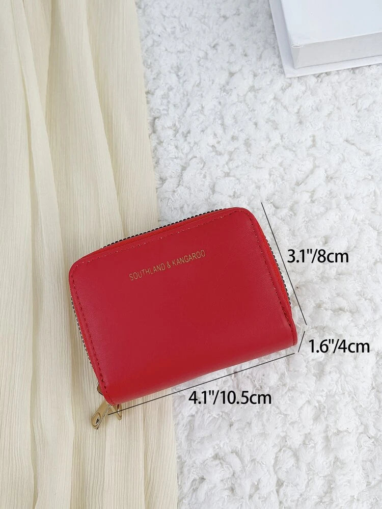 Shein Double Zipper, Versatile Wallet - Red – Dubuypk