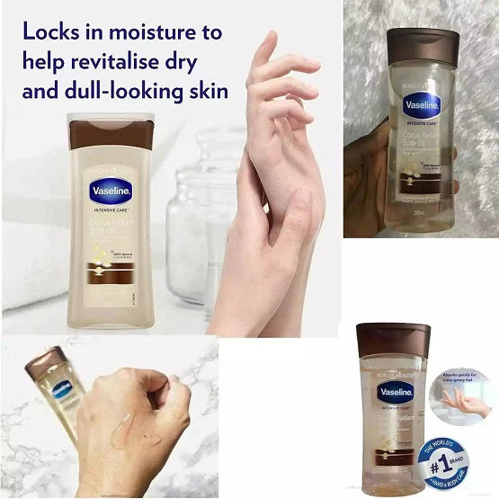 Vaseline Intensive Care Cocoa Radiant Gel Oil Buy Vaseline Intensive