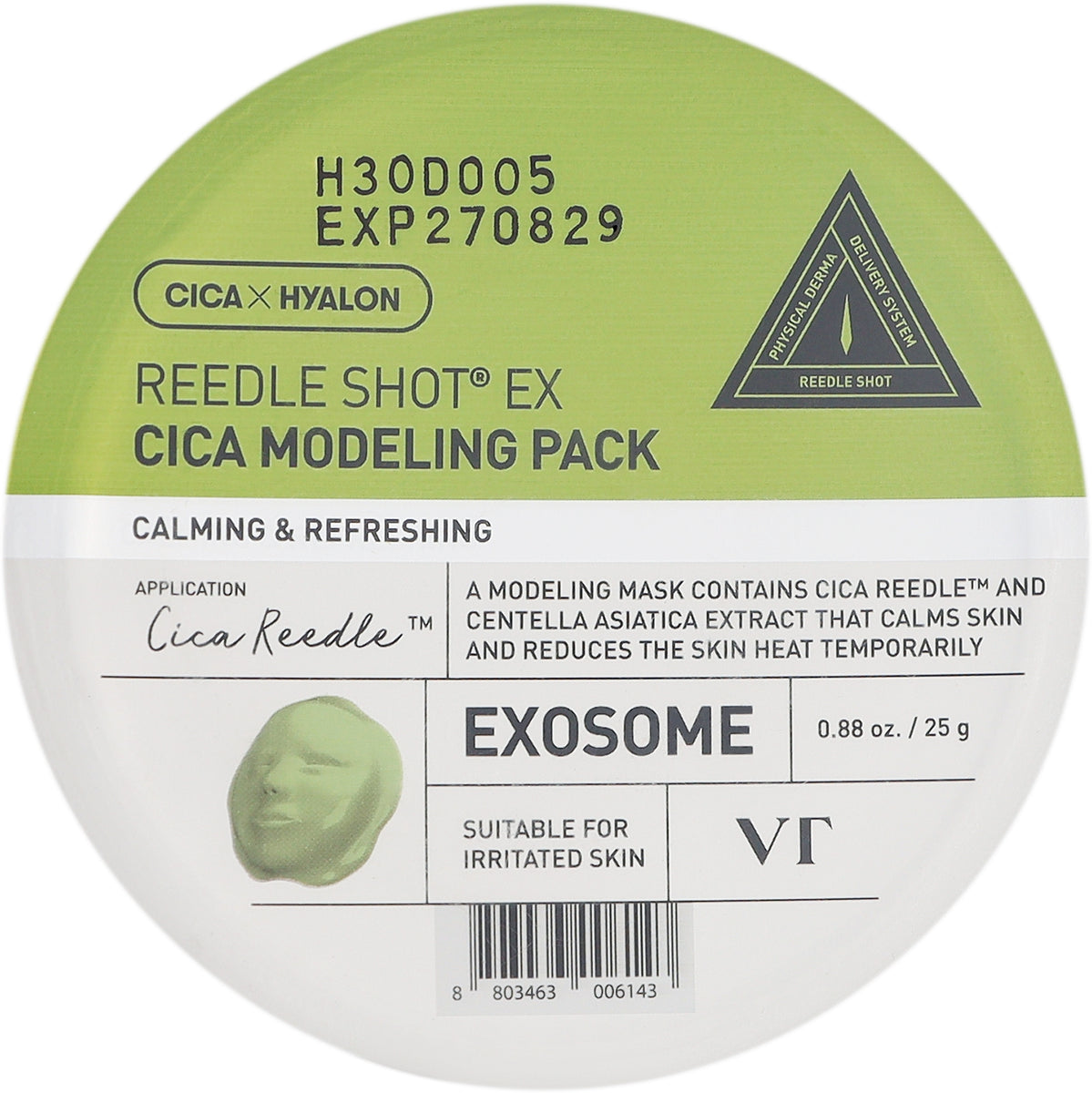 VT Cosmetics Reedle Shot EX Cica Modeling Pack Seaweed Face Mask – Dubuypk